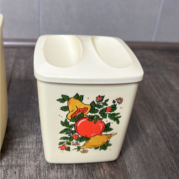 Kitchen | Vintage Mcm Kitchen Canister Set 4 | Poshmark